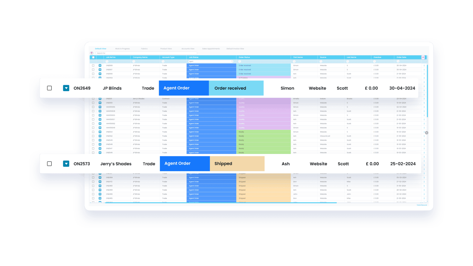 BM Dealer Portal | BlindMatrix