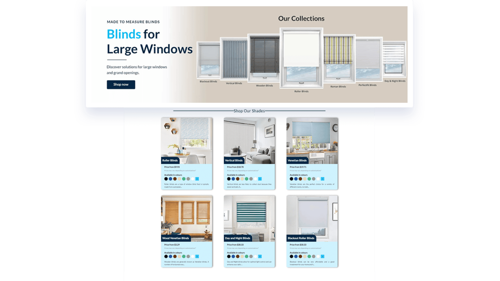 BM E-commerce – BlindMatrix